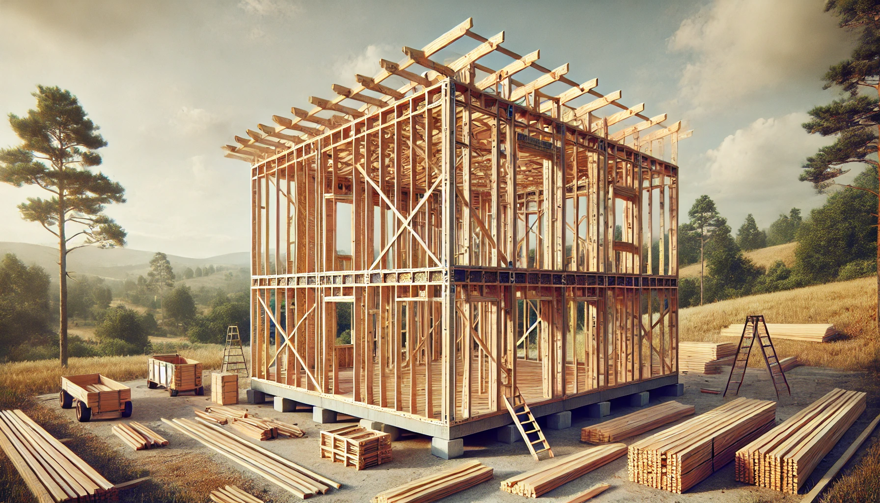 1° sobre Wood Frame ¿ Lujo qué es el sistema Wood Frame